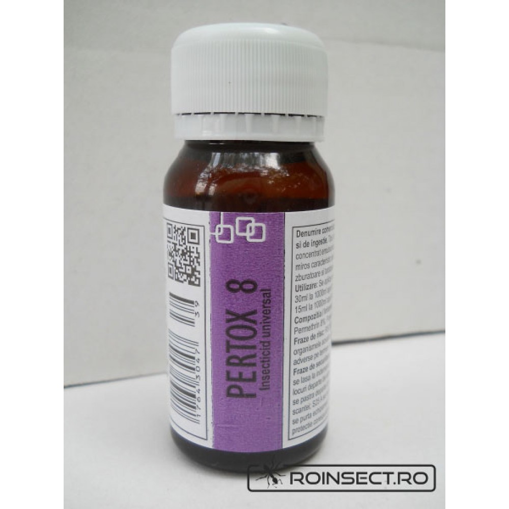 Solutie anti gandaci, muste, tantari, purici, capuse - Pertox 8 - 50ml